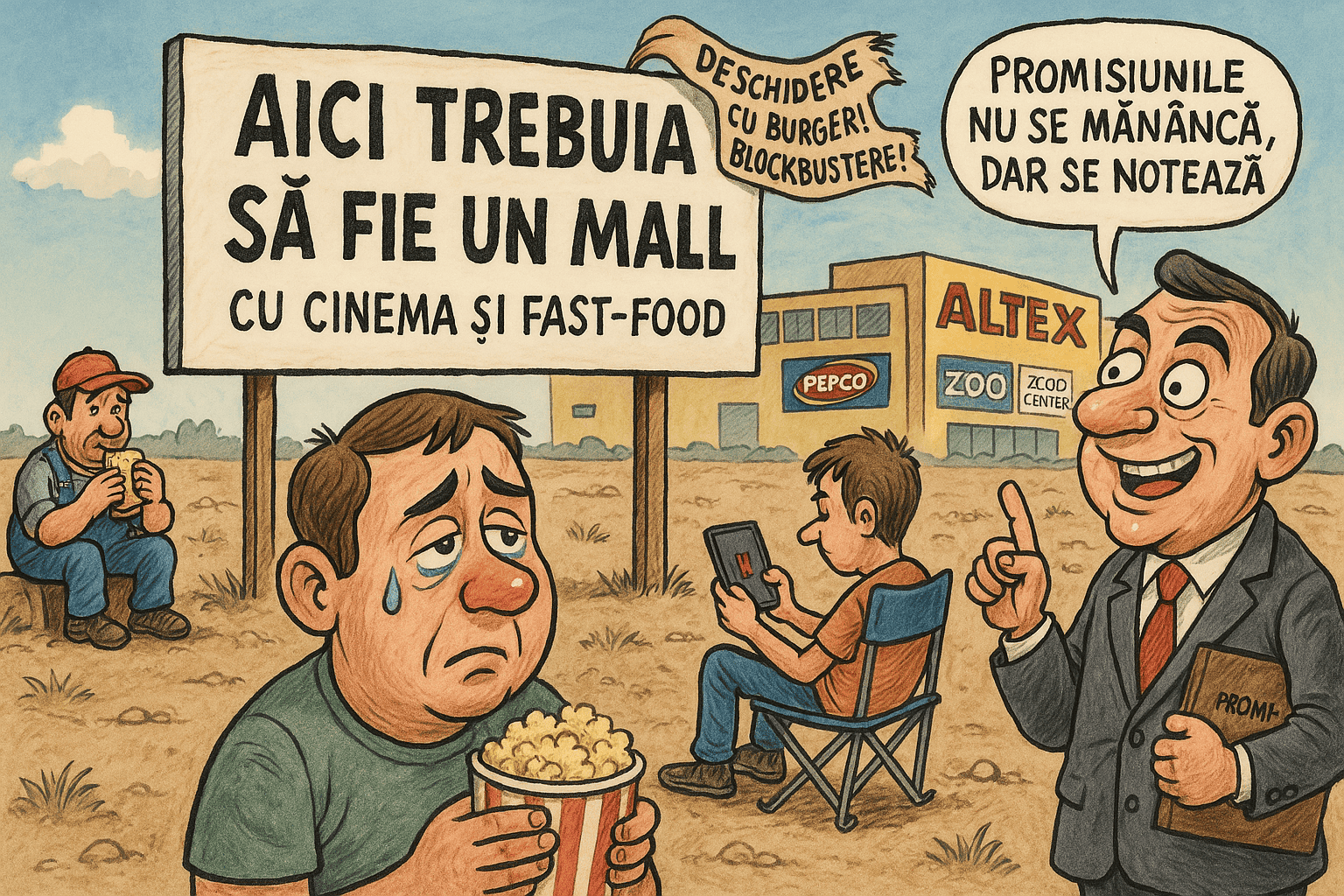 Mall fără film și cartofi prăjiți. Tulcea rămâne cu rafturile, dar fără ...